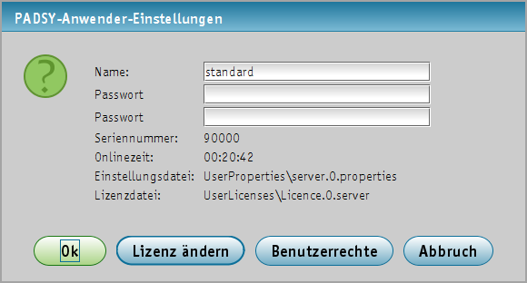 Lizenz ändern bei Padsy Client/Server – Medset Medizintechnik GmbH